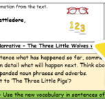 Yr 2 Whole Class Reading The Three Little Wolves and the Big Bad Pig ...